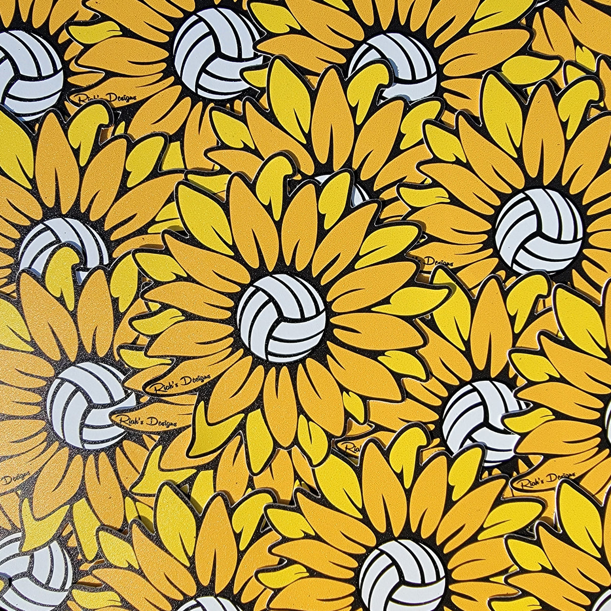 Sunflower Volleyball – Riahs Designs